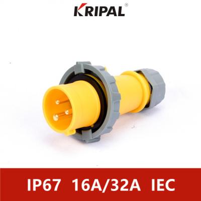 Китай Гнезда штепсельной вилки IP67 220V стандарт IEC трехфазного промышленного пылезащитный продается