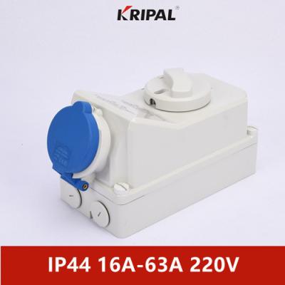 China estándar mecánico impermeable del IEC de los zócalos del interruptor de seguridad de 220V IP44 en venta