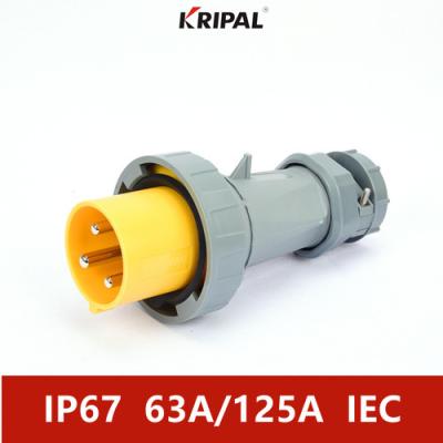 Китай штепсельная вилка 6H 63A 125A IP67 трехфазная водоустойчивая европейская промышленная продается