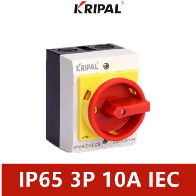 中国 スイッチUKP IECの標準を隔離する3P 10A 230-440V IP65の電荷 販売のため