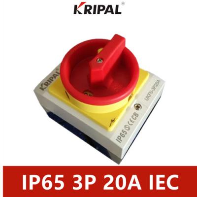 Cina norma di IEC del sezionatore UKP del carico elettrico di 3P 10A 230-440V IP65 in vendita