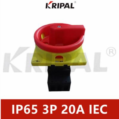 Cina norma principale di IEC del commutatore del commutatore rotatorio della lampada di 20A 4P IP65 impermeabile in vendita