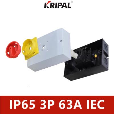 Cina PC IP65 40A norma di IEC del interruttore di comando della luce del commutatore dell'isolatore di 3 fasi in vendita