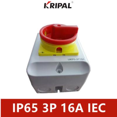 China Interruptor trifásico 16A à prova de explosões 230-440V do isolador do PC IP65 à venda
