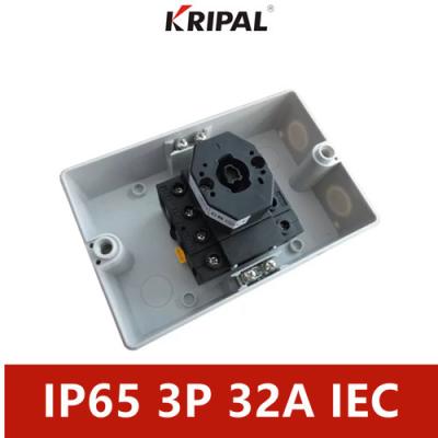 China Padrão impermeável rotativo elétrico do IEC de Polo 40A dos interruptores 4 de KRIPAL IP65 à venda