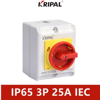 中国 UKPの隔離は維持スイッチIP65 3P 25A 440V IECの標準を転換する 販売のため