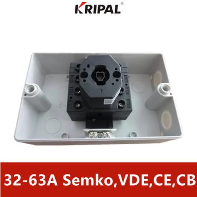 Cina 3 norma rotatoria di IEC del commutatore 230-440V 32Amp dell'isolatore di Palo IP65 in vendita