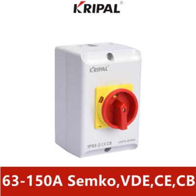 China IP65 3 Schakelaar UKP 63A 80A 100A 125A 150A van de Fase de Waterdichte Isolator Te koop