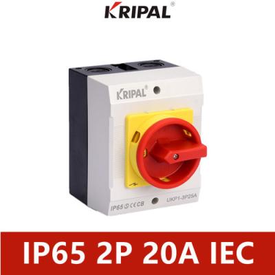 China Van de de Ladingsisolatie van KRIPAL de Waterdichte Norm van de Schakelaarip65 2 Pool 230-440V CEI Te koop