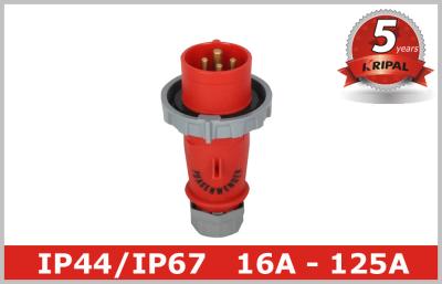 China Single Phase Inverter Industrial Power Plug Sockets 380V 415V 3P+E 3P+N+E for sale