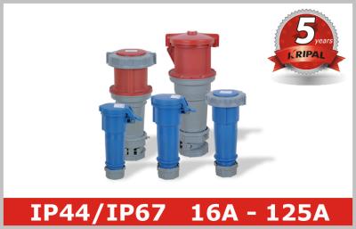 Cina 125 entrata industriale 3P 4P 5P degli apparecchi del recipiente di ampère IP67 in vendita