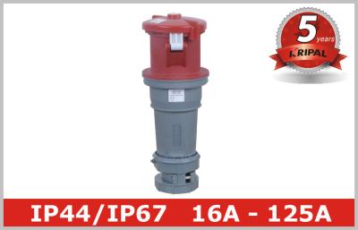 Cina 125 entrata industriale 3P 4P 5P degli apparecchi del recipiente di ampère IP67 in vendita
