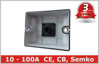 Cina Contenitore IP65 10A 16A di policarbonato isolatore impermeabile del commutatore rotante di 20 amp in vendita