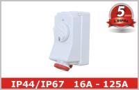 China IEC CEE Power Distribution Interlocked Socket with Machanical Switch for sale