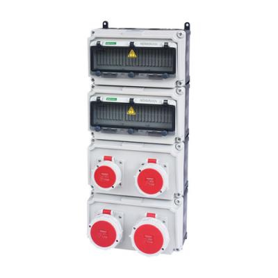 Китай Коробка электропитания тщательного осмотра ПК IP67 32A промышленная шагнутая ориентированная на заказчика продается