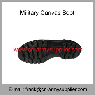 China Wholesale Cheap China Military Ankle French Army Police Canvas Boot for sale
