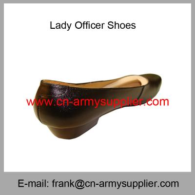 China Wholesale Cheap China Military Leather Army Police Officer Shoes for sale