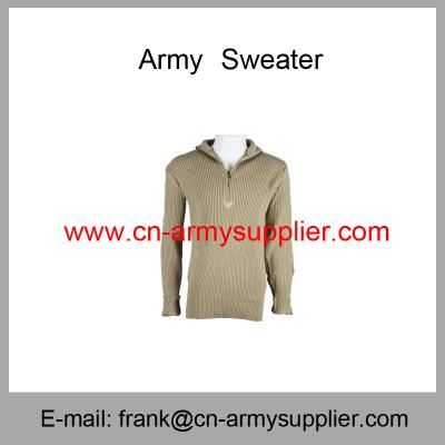 China Wholesale Cheap China Military Khaki Desert Brown Tan Army Police Pullover for sale