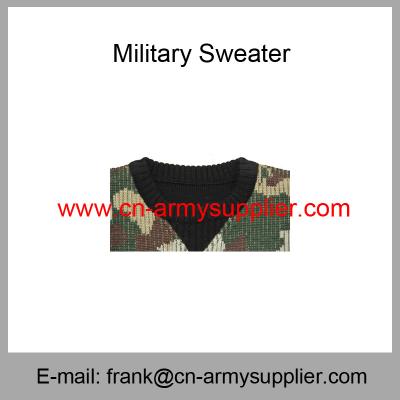 China Wholesale Cheap China Military Camouflage Wool Acrylic  Police Army Jersey for sale