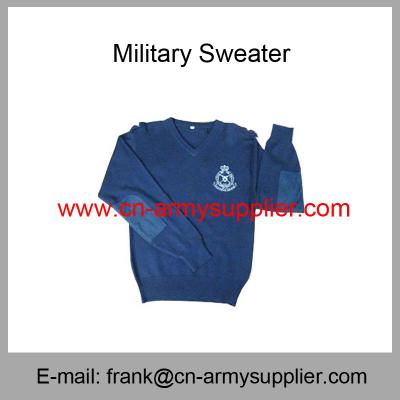 China Wholesale Cheap China Army Green Blue Tan Wool Acrylic  Police Military Jersey for sale