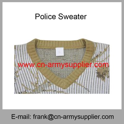 China Wholesale Cheap China Military Wool Acrylic Police Army Camouflage Pullover for sale