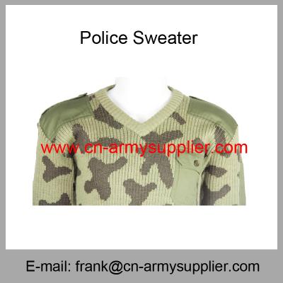 China Wholesale Cheap China Military Wool Acrylic Police Army Camouflage Jersey for sale