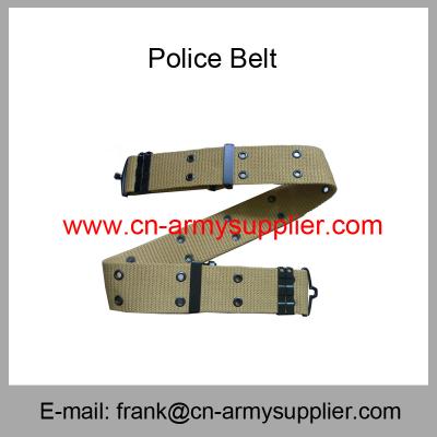 China Wholesale Cheap China Army PP Polyester Webbing Military Police Belt for sale
