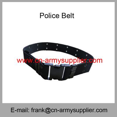 China Wholesale Cheap China Army PP Polyester Navy Blue Military Police Belt for sale