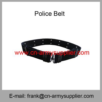 China Wholesale Cheap China Army  Navy Blue PP Polyester  Military Police  Belt for sale