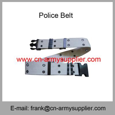 China Wholesale Cheap China Army Desert Tan Military PP Polyester Police  Belt for sale