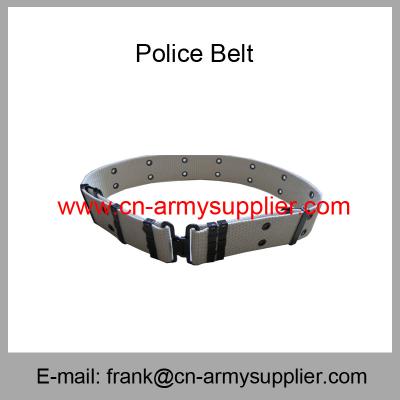 China Wholesale Cheap China Army Desert Tan Police PP Polyester Military Belt for sale