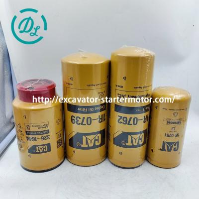 China 1R-0739 1R0739 Engine Oil Filter Excavator 329D 330D 336D C7 C9 Engine for sale