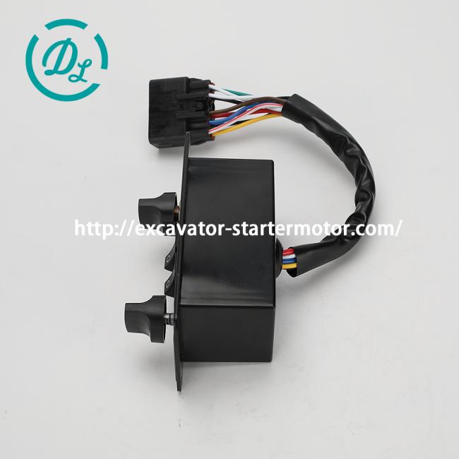 SZ-217D-2 Loader Air Conditioning Control Panel close-up view