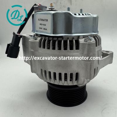 Китай Альтернатор 24В 40А 600-863-3410 для экскаватора PC200-6 двигатель 6D102 продается