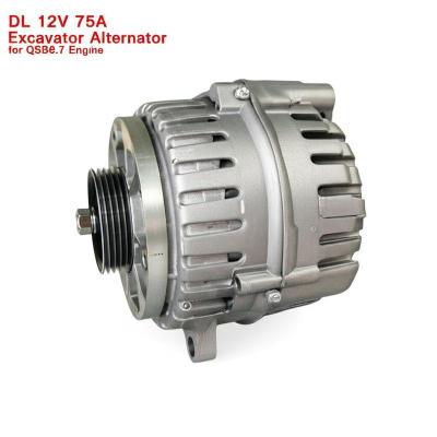 중국 DL 12V 75A 발굴기 대체기 QSB6.7 엔진 판매용