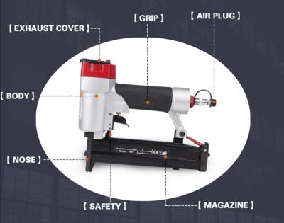Cina 18 calibro 1/4 Corona Narrow Air Stapler Gun 9040 US 22/Piece 1 Piece Min.Order Non personalizzato in vendita