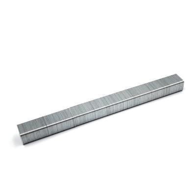 Cina 22 Gauge Fine Crown Staple 3/8 Crown 16mm Pneumatic Staple 7116 per la decorazione dei mobili in vendita