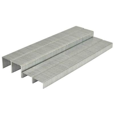 Cina Acciaio Pneumatico Staple 21 Gauge Air 3/8 Crown 10mm 8010 per la decorazione dei mobili in vendita