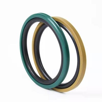 Cina NBR PTFE parte la resistenza che di olio le guarnizioni del pistone del cilindro idraulico suonano in vendita