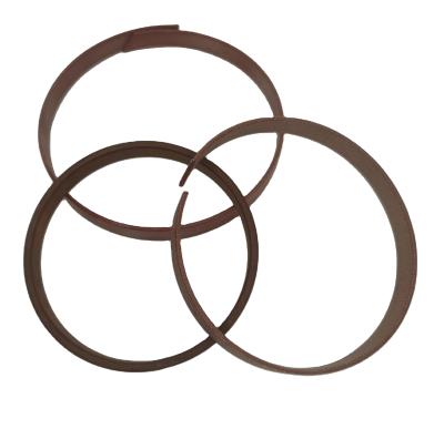 Cina Polvere della guarnizione del cilindro idraulico e guarnizioni resistenti dei detriti per usura Ring Strip Guide Ring del tessuto del macchinario industriale in vendita