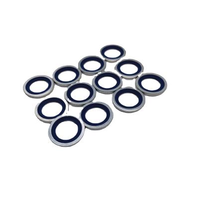 Cina M12 M14 M16 M18 M20 M22 M24 ha combinato il metallo che di sigillatura il composto di gomma ha legato l'anello adatto della guarnizione dell'olio in vendita
