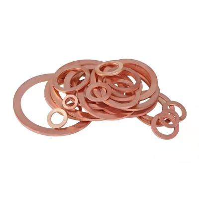 Cina Guarnizione della rondella del rame del tappo di scarico dell'olio dell'OEM di buona qualità della fabbrica della Cina, guarnizione di rame della guarnizione dell'anello in vendita