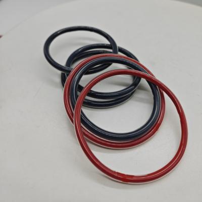 Cina Il giunto circolare di gomma su misura PTFE della guarnizione del centro del silicone FKM di FEP ha ricoperto i giunti circolari in vendita
