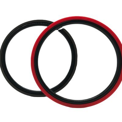 China Hoog - kwaliteitsstd de Ringen van Zuigerverbindingen PTFE+NBR Glyd in rode/bruine kleuren Te koop