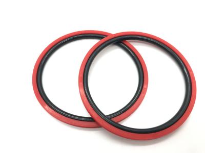 China Hoog - kwaliteitsstd de Ringen van Zuigerverbindingen PTFE+NBR Glyd in rode/bruine kleuren Te koop