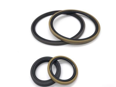 China Hoog - kwaliteitsstd de Ringen van Zuigerverbindingen PTFE+NBR Glyd in rode/bruine kleuren Te koop