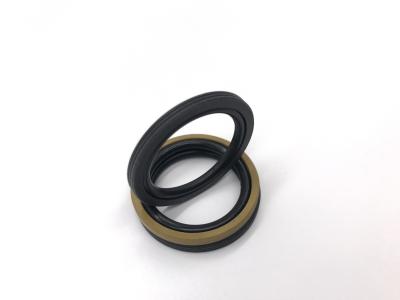China Hoog - kwaliteitsstd de Ringen van Zuigerverbindingen PTFE+NBR Glyd in rode/bruine kleuren Te koop