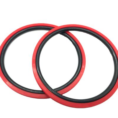 China De Verbindingenptfe+nbr Glyd Ringen van de RODE KLEURENzuiger Te koop