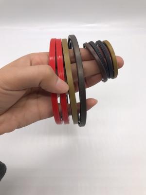 Cina Il pistone di COLORE ROSSO sigilla gli anelli di PTFE+NBR Glyd in vendita