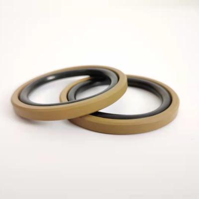 Cina Anello bronzeo del glyd della guarnizione del pistone di PTFE per l'anello idraulico idraulico del cilindro GSF in vendita